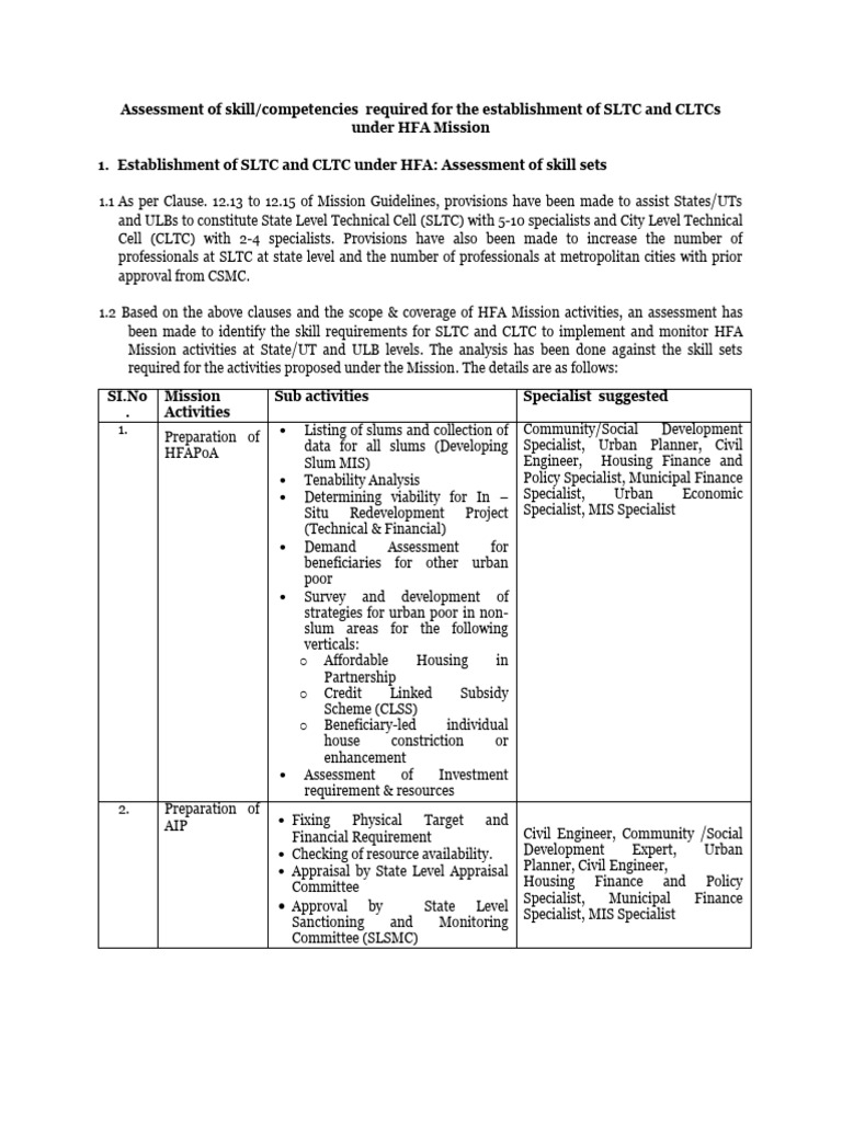 16 SkillAssessment SLTC CLTC | PDF