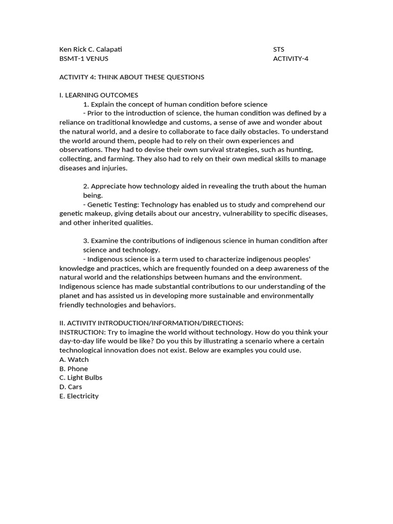 Calapati STS Activity-4 | PDF