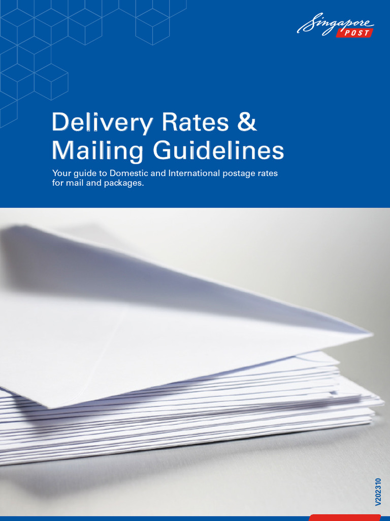 SP Postage Rate Guideline V202310 FINAL | PDF