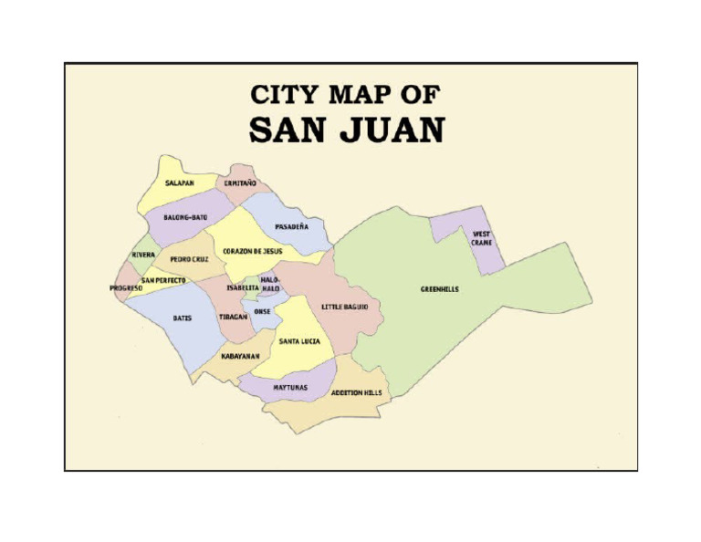 San Juan City Map | PDF