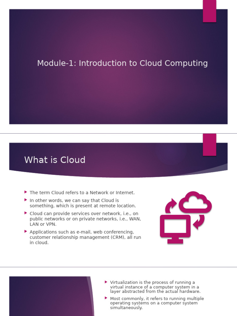 Introduction to Cloud Computing (1) | PDF