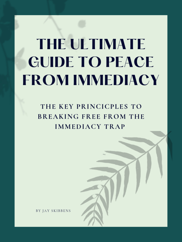 Immediacy Guide PDF | PDF