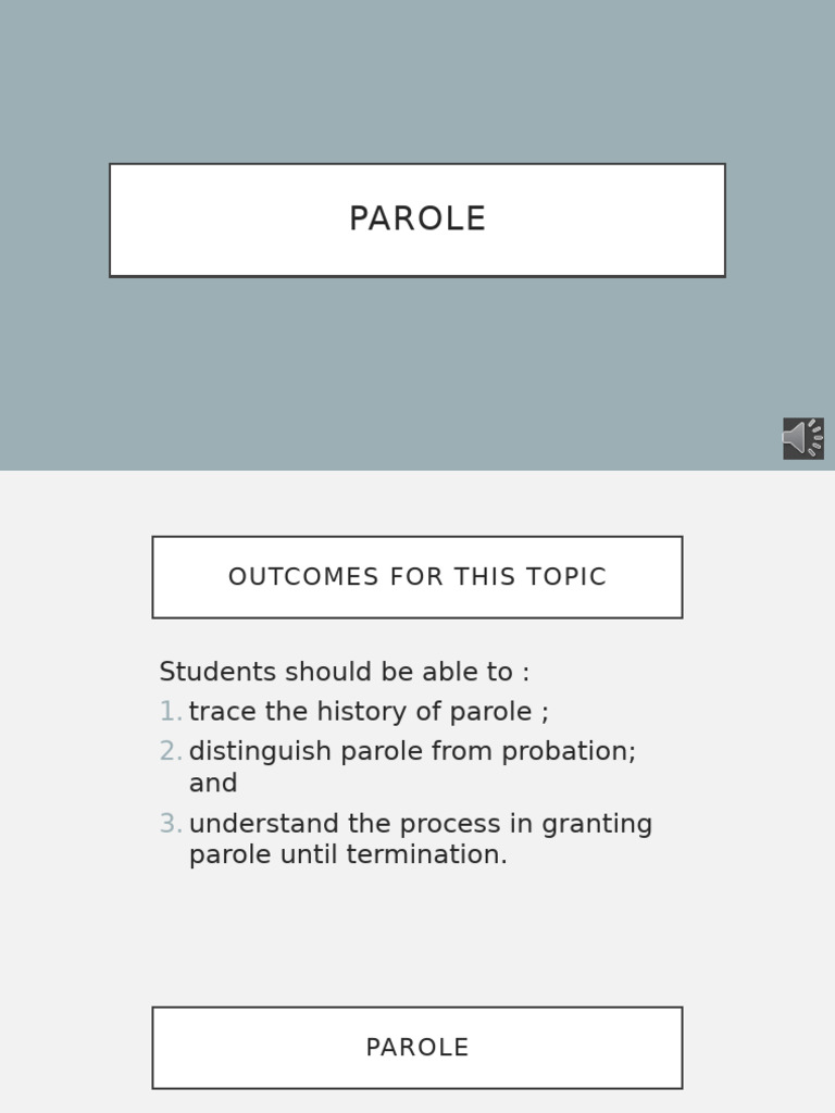 Parole | PDF