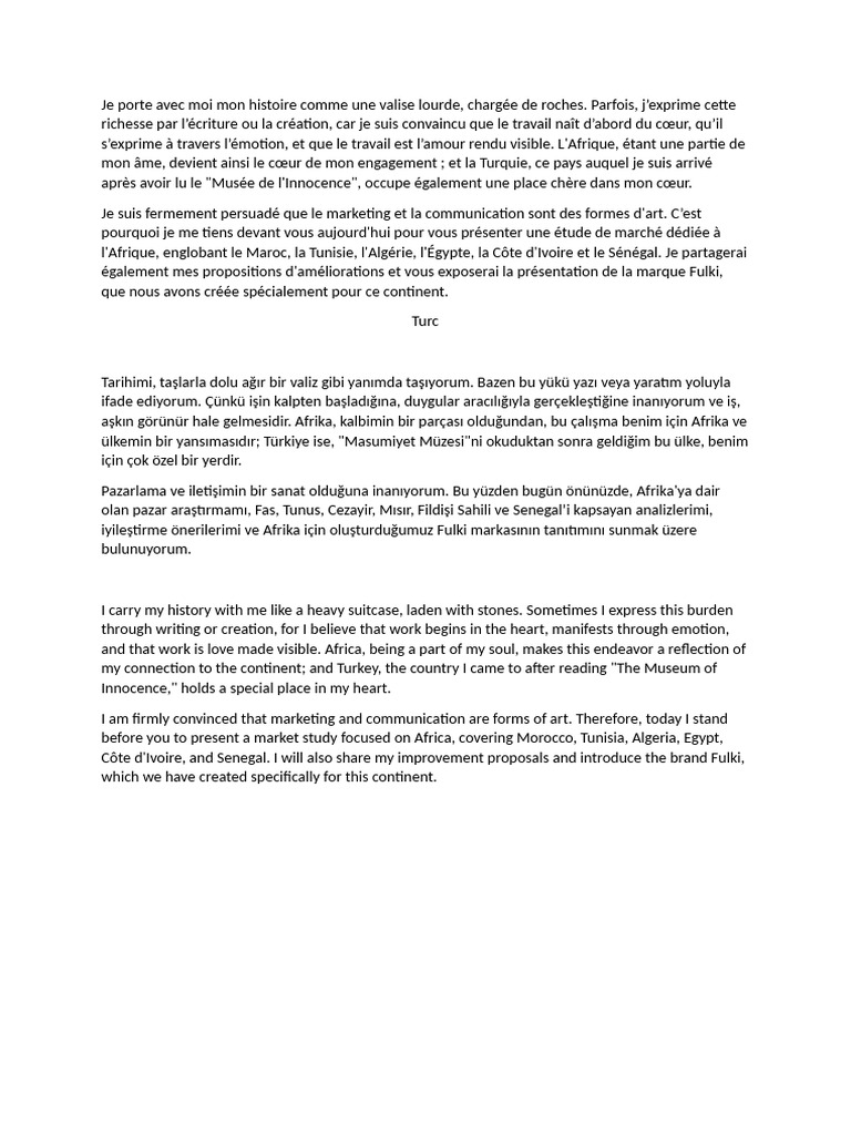 La Presentation | PDF