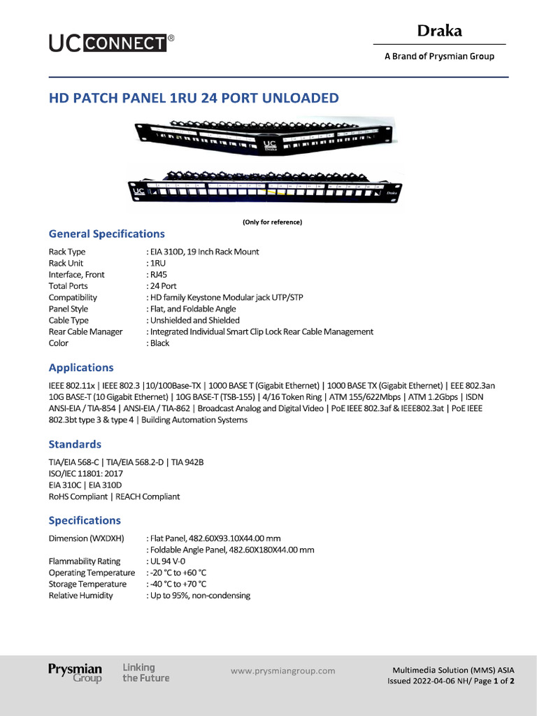 Copper Patch Panel | PDF