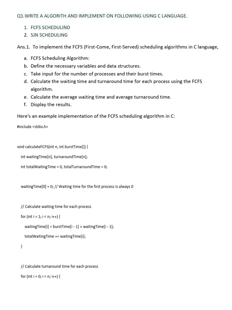 Operating System Programs | PDF