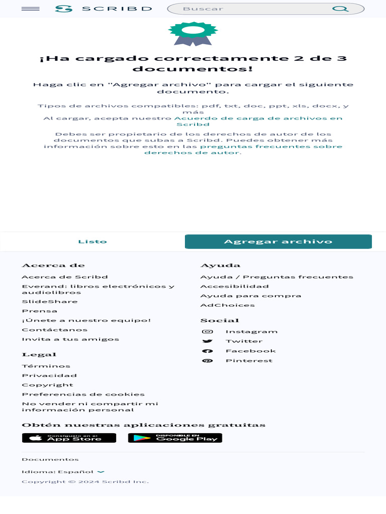 Suba Un Documento Scribd 2 | PDF