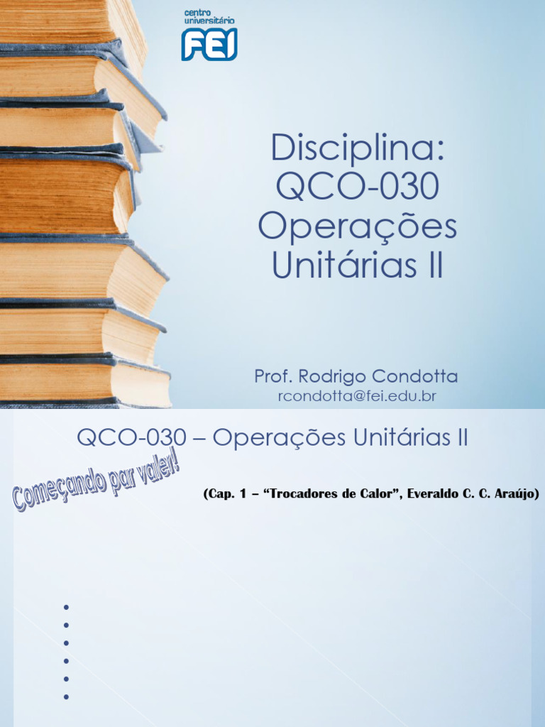 QCO 030 - Aula 02 2024-1 | PDF