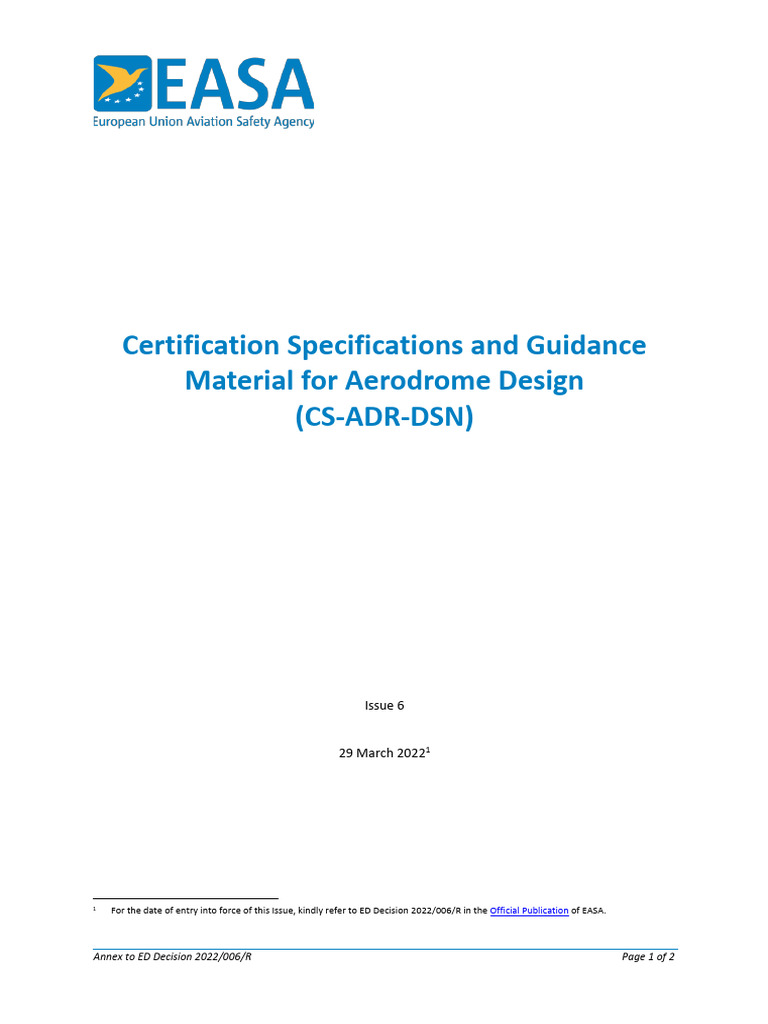 CS-adr-dsn - Issue - 6 - A-C | PDF | Aviation