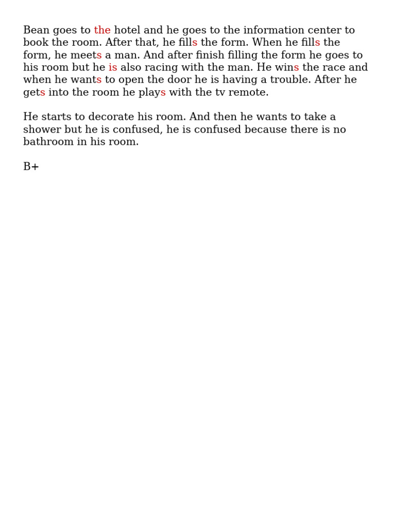 Ricky's Writing Day 1 | PDF