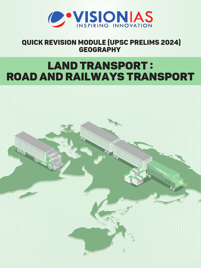 Land Transport - Roadways and Railways | PDF | Track Gauge | Rail Transport