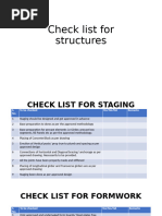 Checklist-Structural Concrete Pre Pouring | PDF
