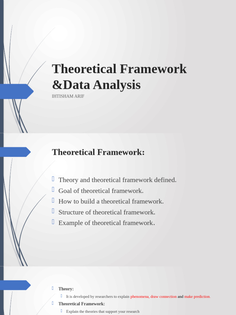 Theoretical Framework Anddata Analysis Pdf