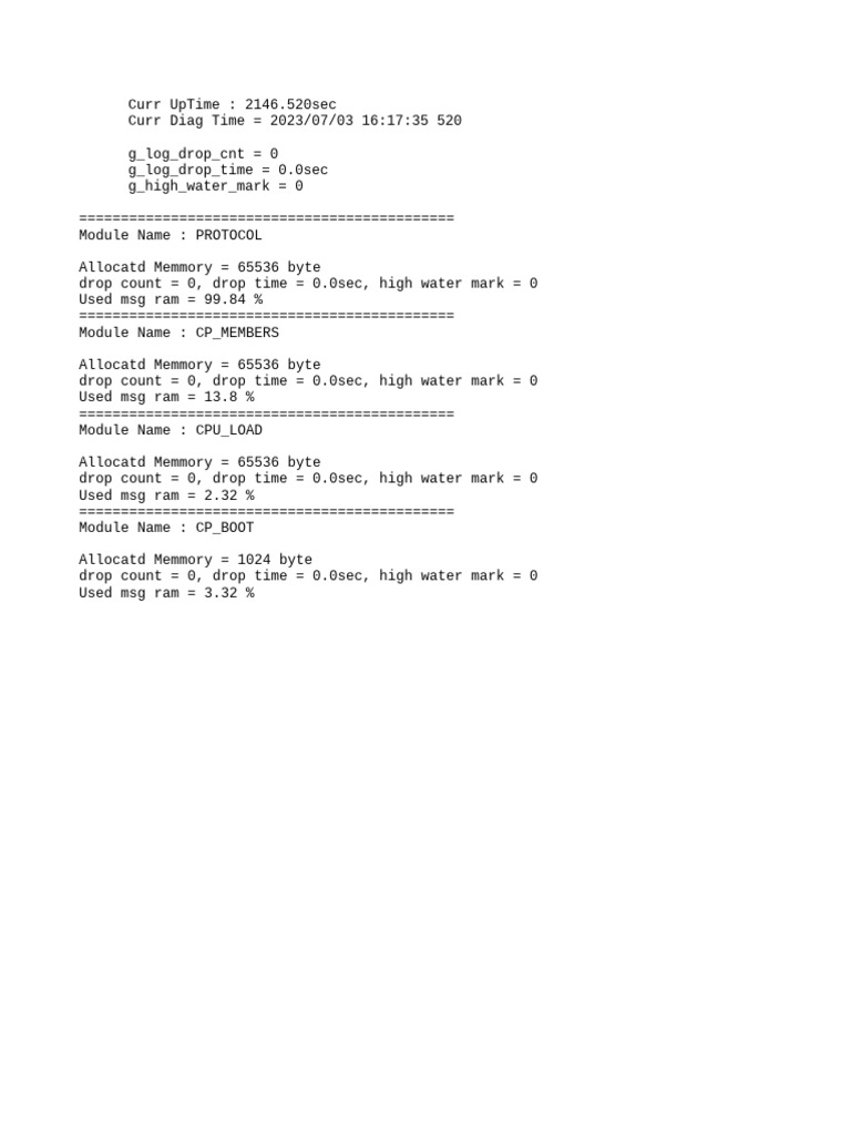 Ss Log Profiling | PDF