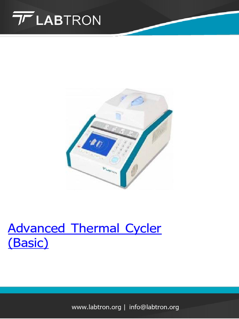 Advanced Thermal Cycler (Basic) | PDF | Technology & Engineering