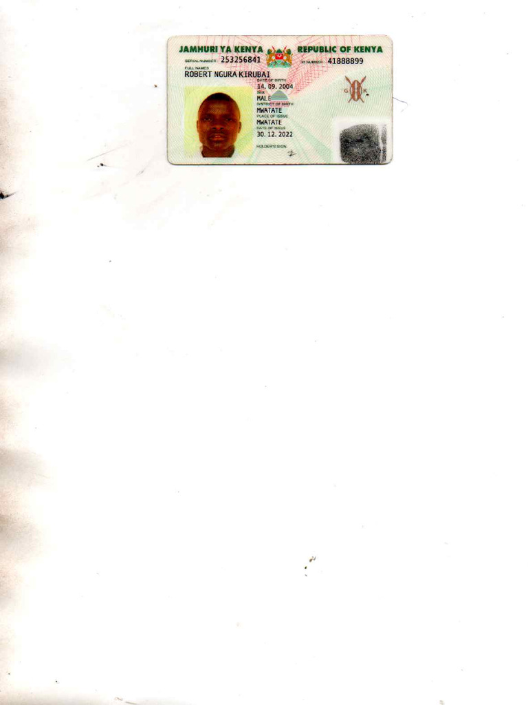 ROBERT ID COPY | PDF