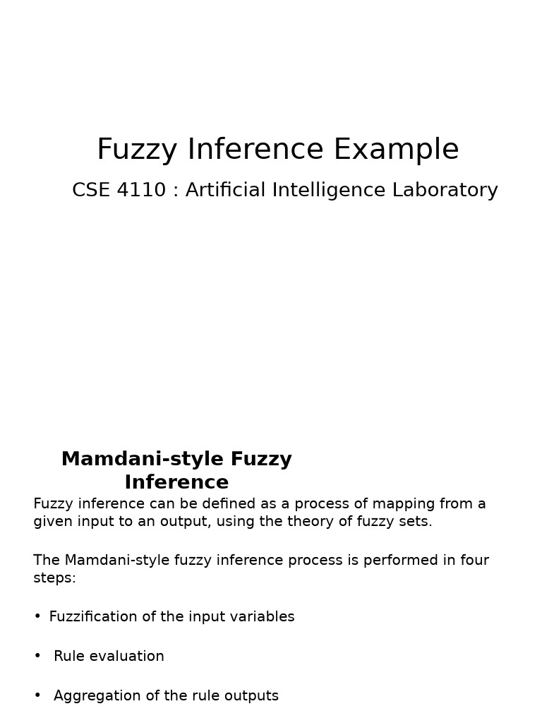 Fuzzy Logic | PDF