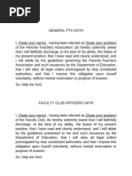 Induction of Officers Oath | PDF | Career & Growth | Self-Improvement