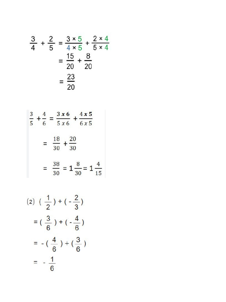 Latihan Soal Bilangan Pecahan | PDF