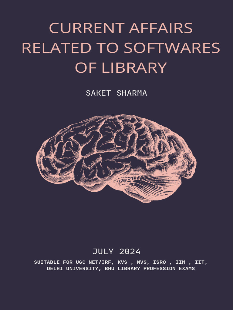Current Affairs Softwares Related To Library 20 July 2024 | PDF ...