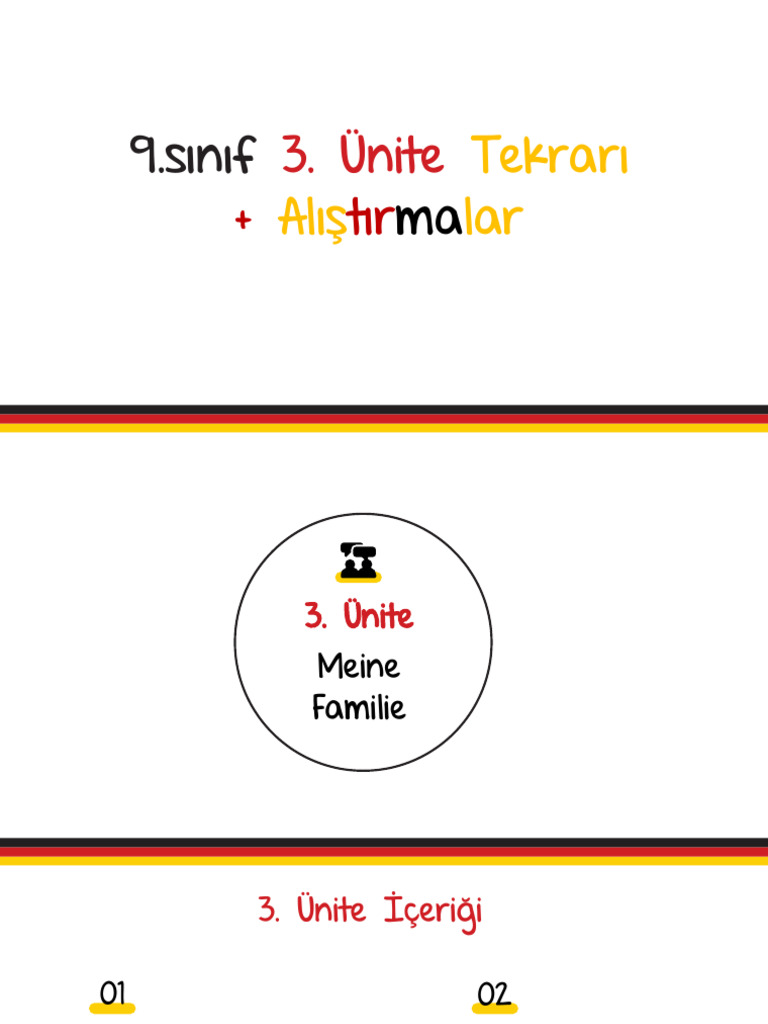 Deutsch 3 Ünite | PDF