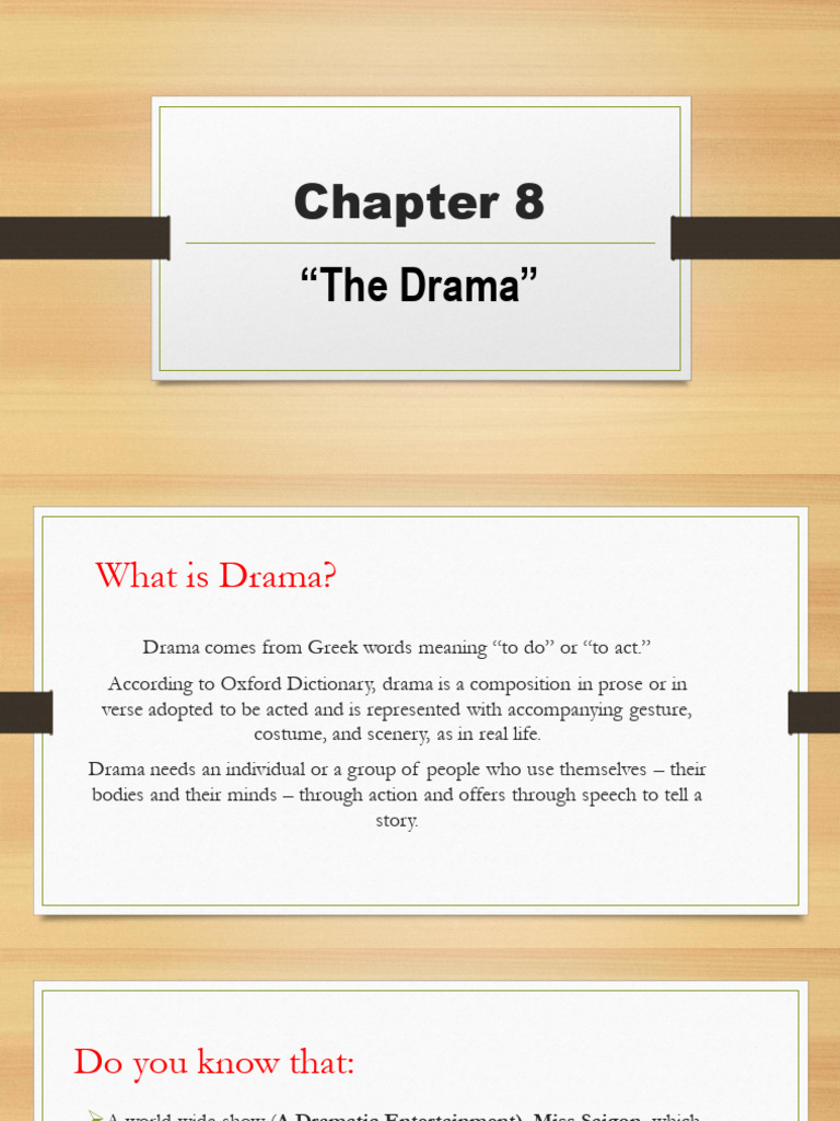 Chapter-8-The-Drama (1) | PDF