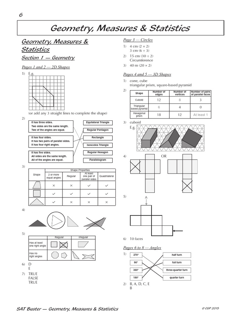 Geometry Answers | PDF