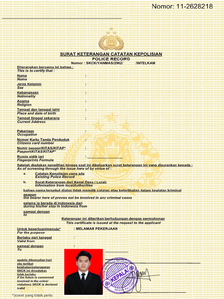 SKCK SIMON REINALDO MARLIN | PDF