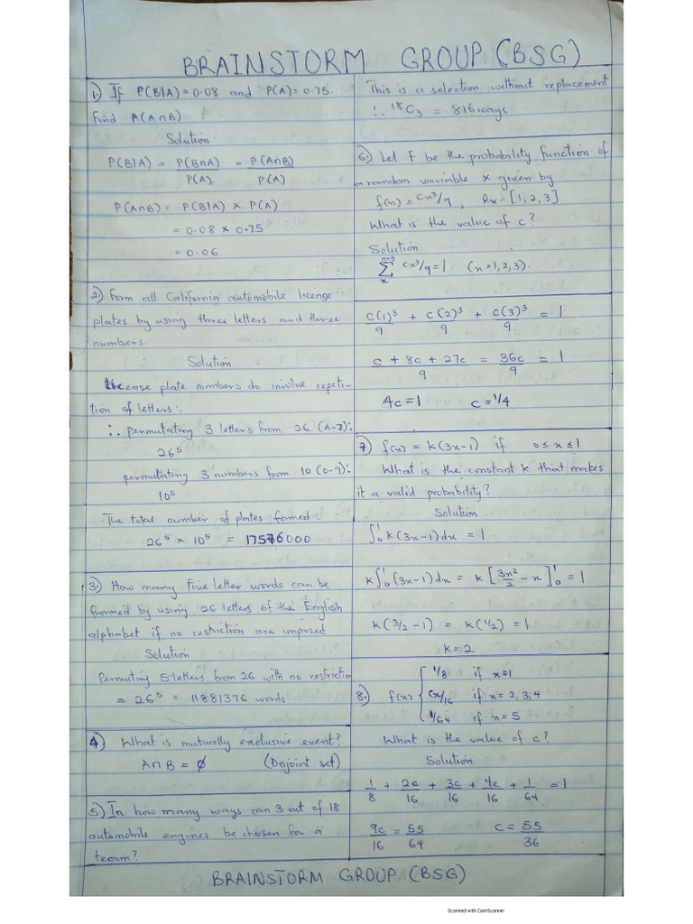 BSG - STA127 Compiled Test Questions With Answers | PDF