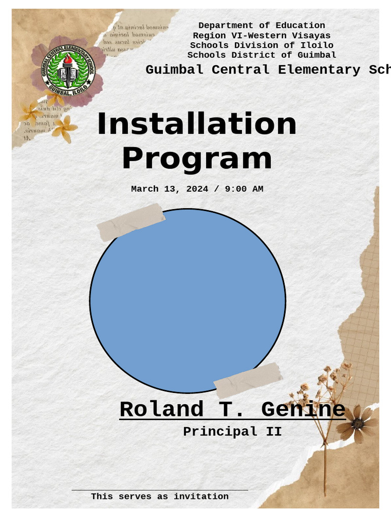 Installation Program 2024 | PDF