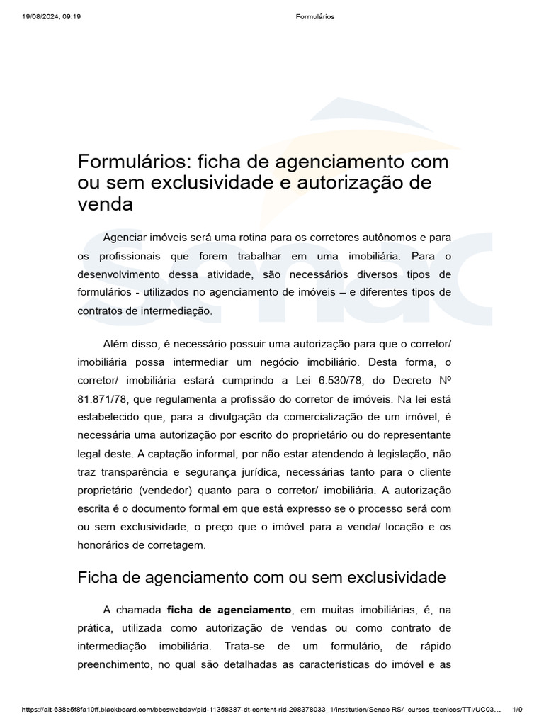 Formulários | PDF