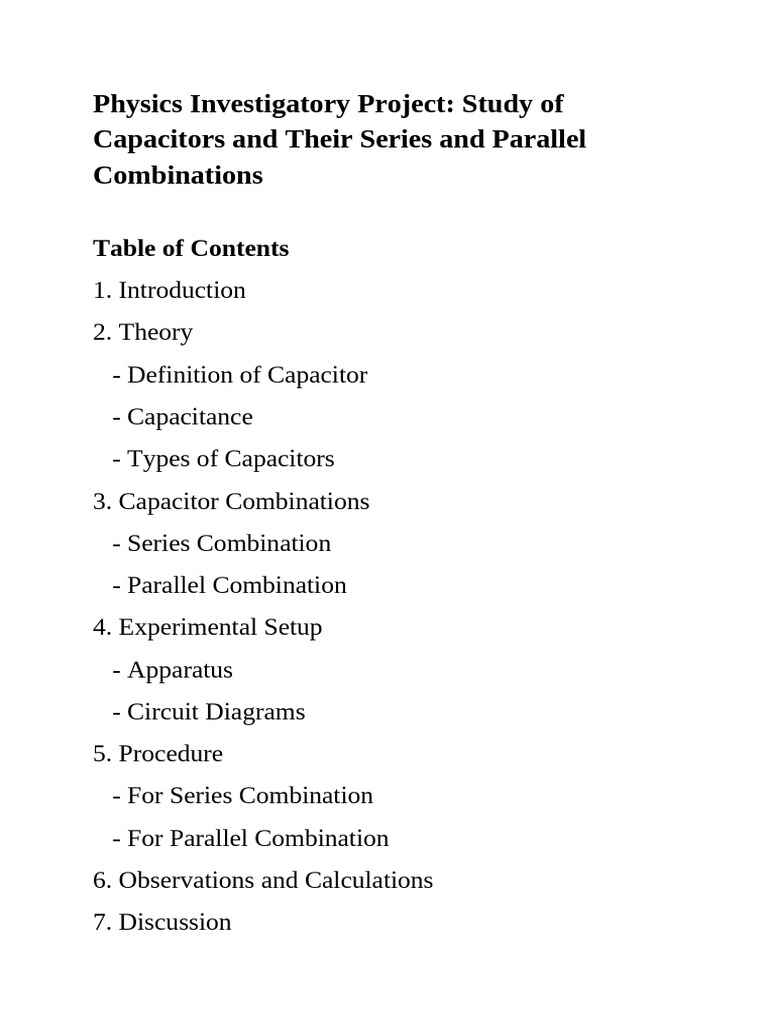 Physics Class XII Investigatory Prject | PDF