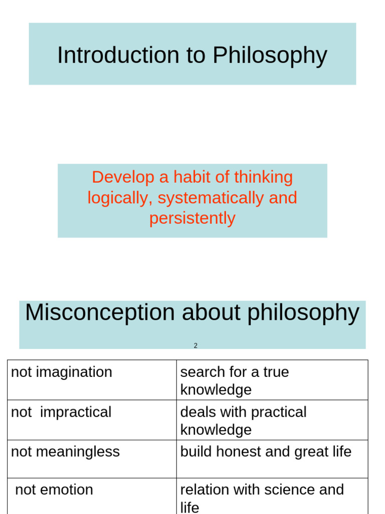 PHILOSOPHY 114 Introduction To Philosoph | PDF