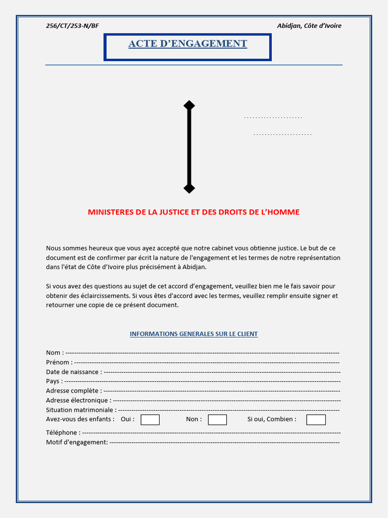 Acte D'engagement PDF | PDF