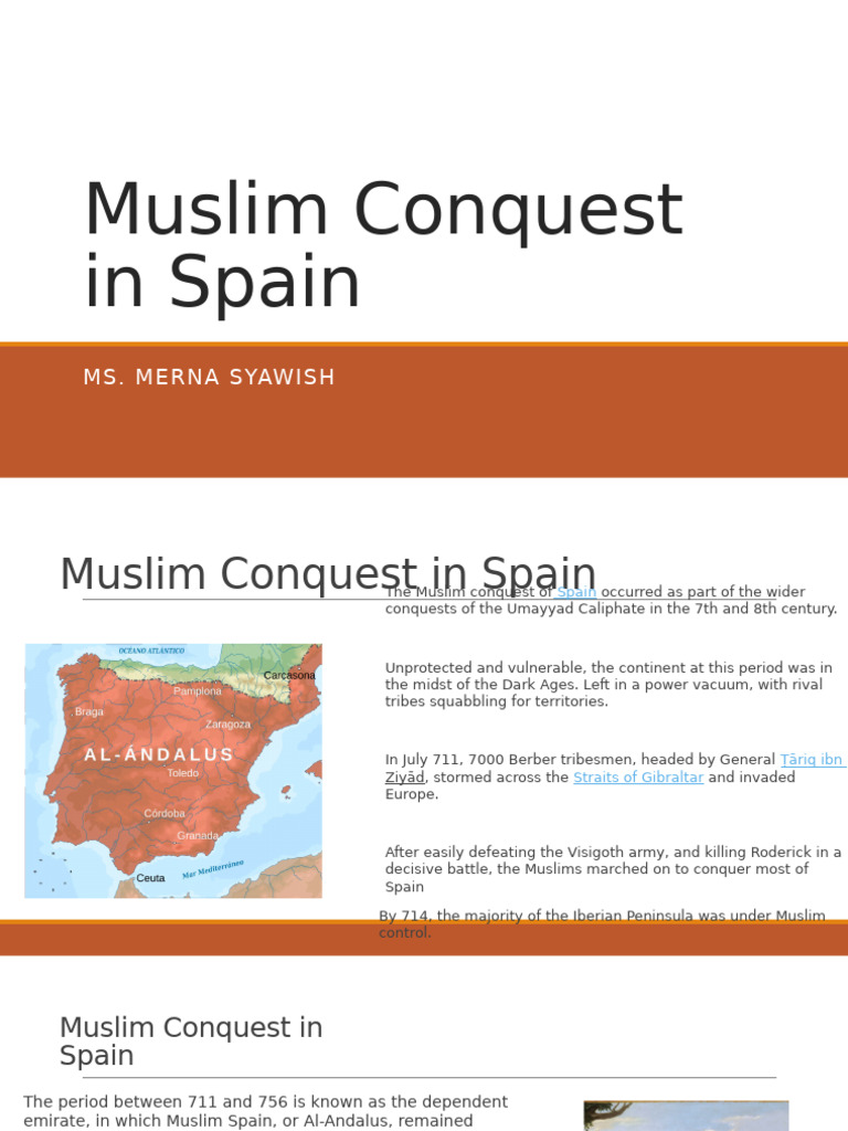 Muslim Conquest in Spain | PDF