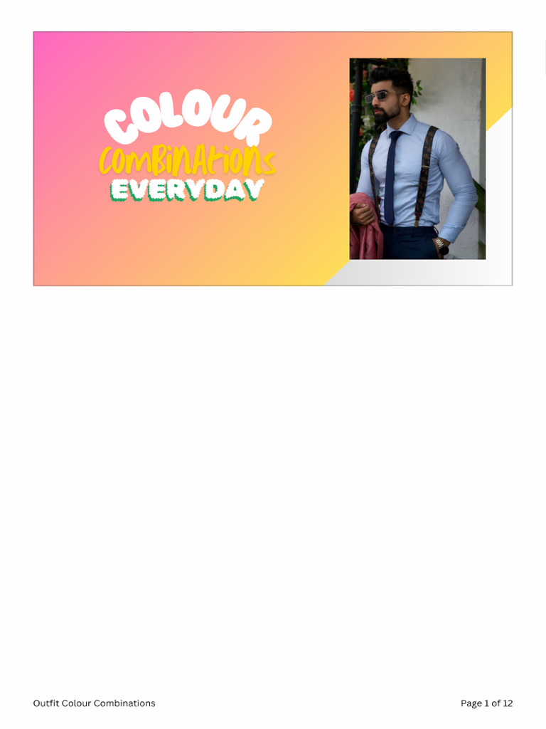 Outfit Colour Combinations | PDF