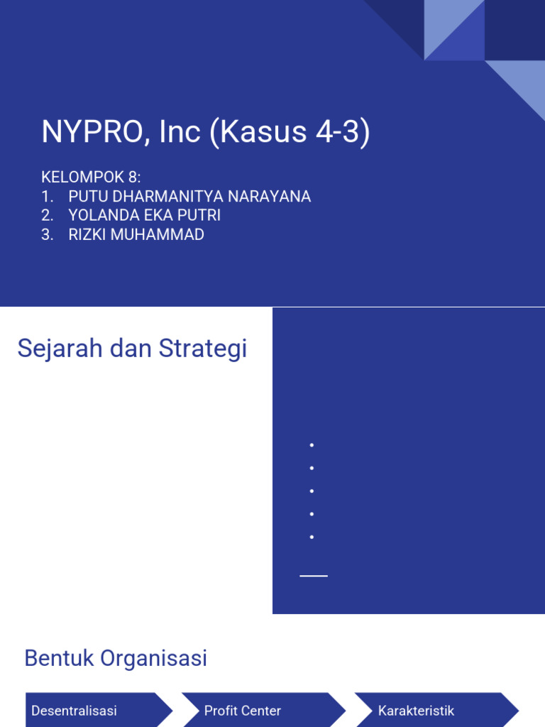 KLMPK 8 - Nypro - Case Study 4-3 (Final) | PDF