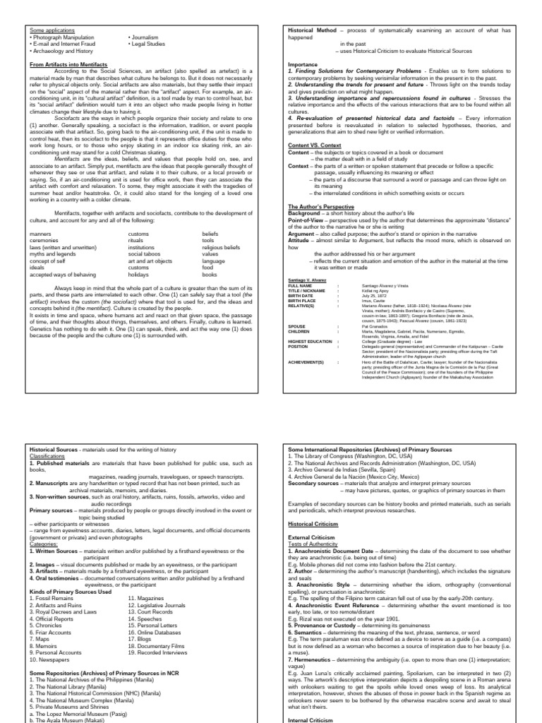 Historical Sources-Methods | PDF