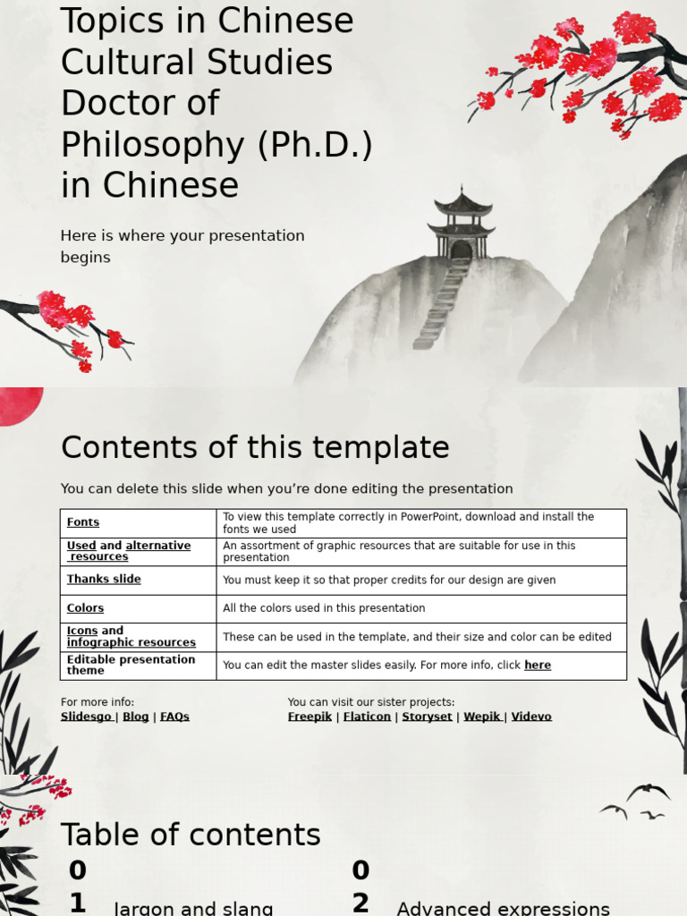 Topics in Chinese Cultural Studies - Doctor of Philosophy (PH.D.) in ...