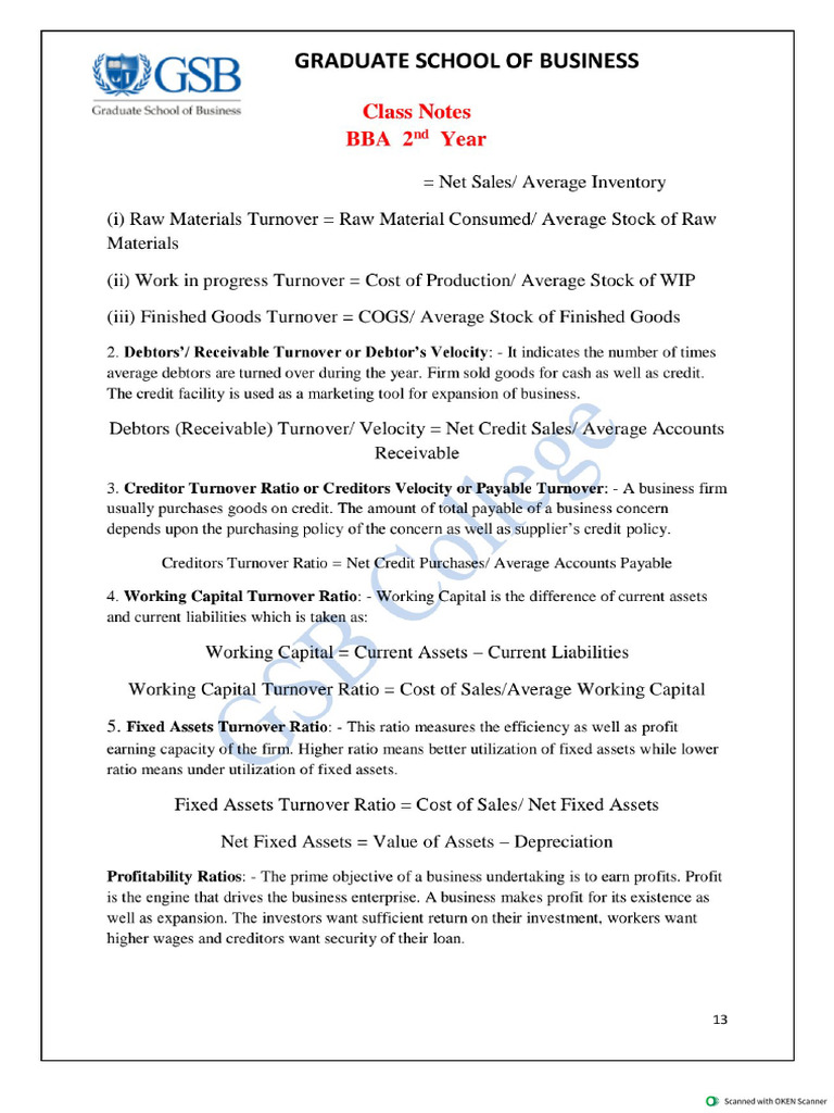 Financial MGMT All Unit Notes PDF - 13 | PDF