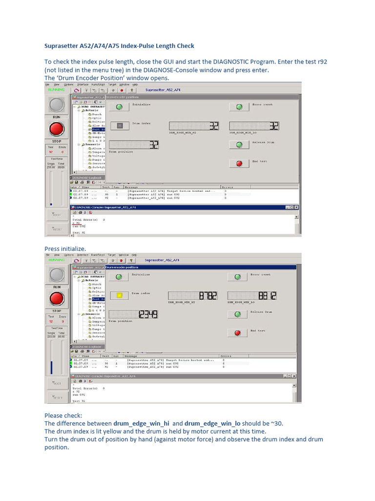 Drum Encodeur Position | PDF
