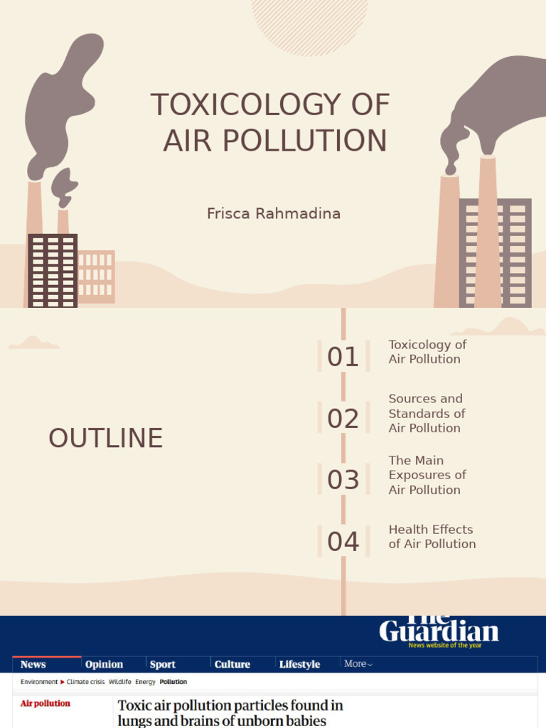 Toxicology of Air Pollution | PDF