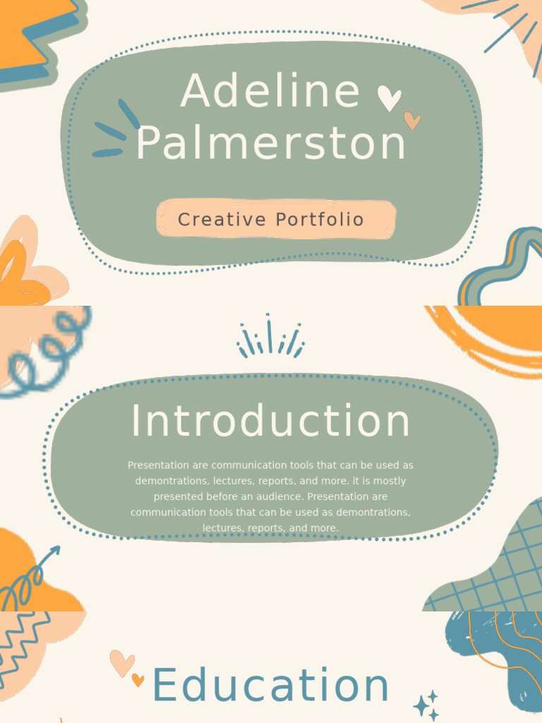 Adeline Palmerston: Creative Portfolio | PDF