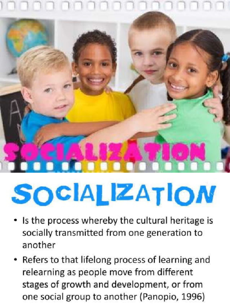 Socialization And Personality Pdf