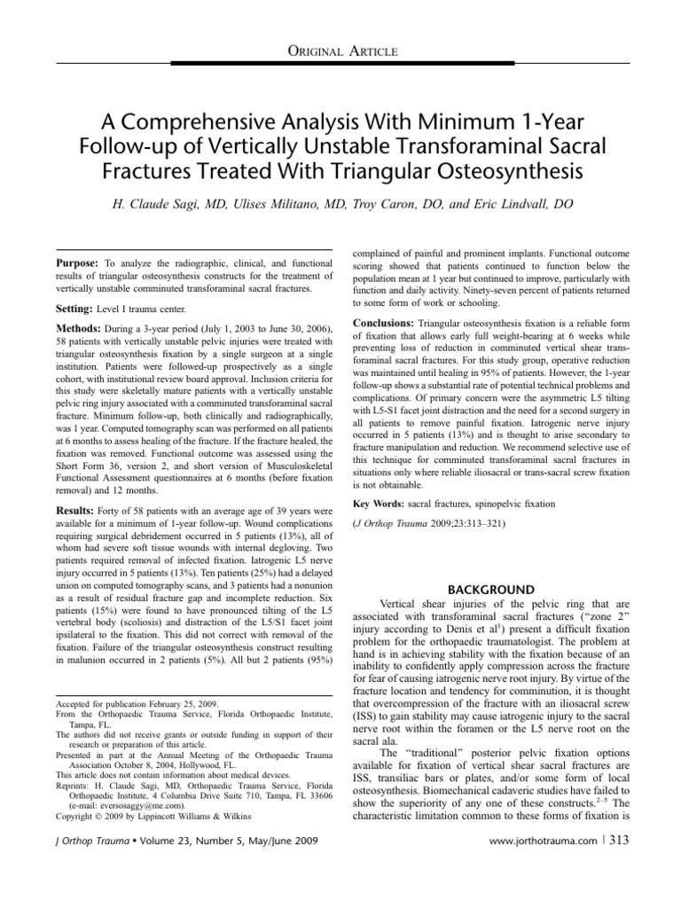 A Comprehensive Analysis With Minimum 1-Year Follow-Up of Vertically ...