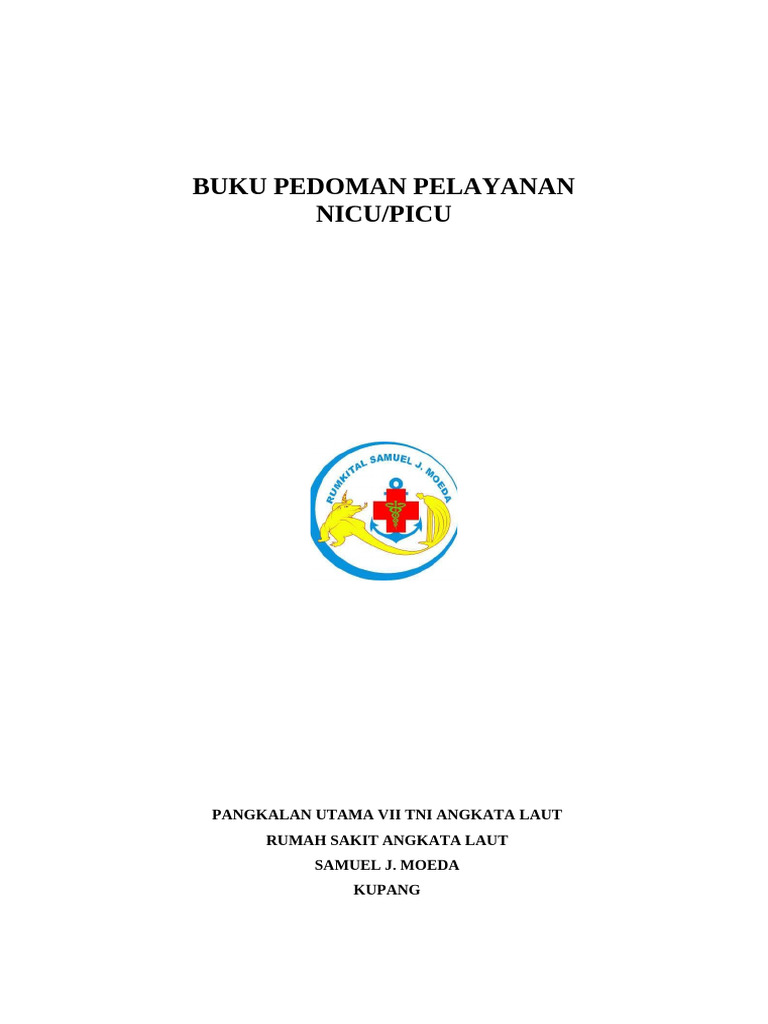Buku Pedoman Nicu Picu Rsal | PDF