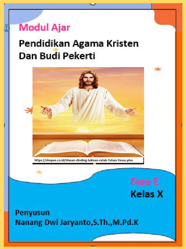 Modul Ajar Pendidikan Agama Kristen Dan Budi Pekerti - Menjadi Dewasa Dalam Segala Aspek - Fase ...