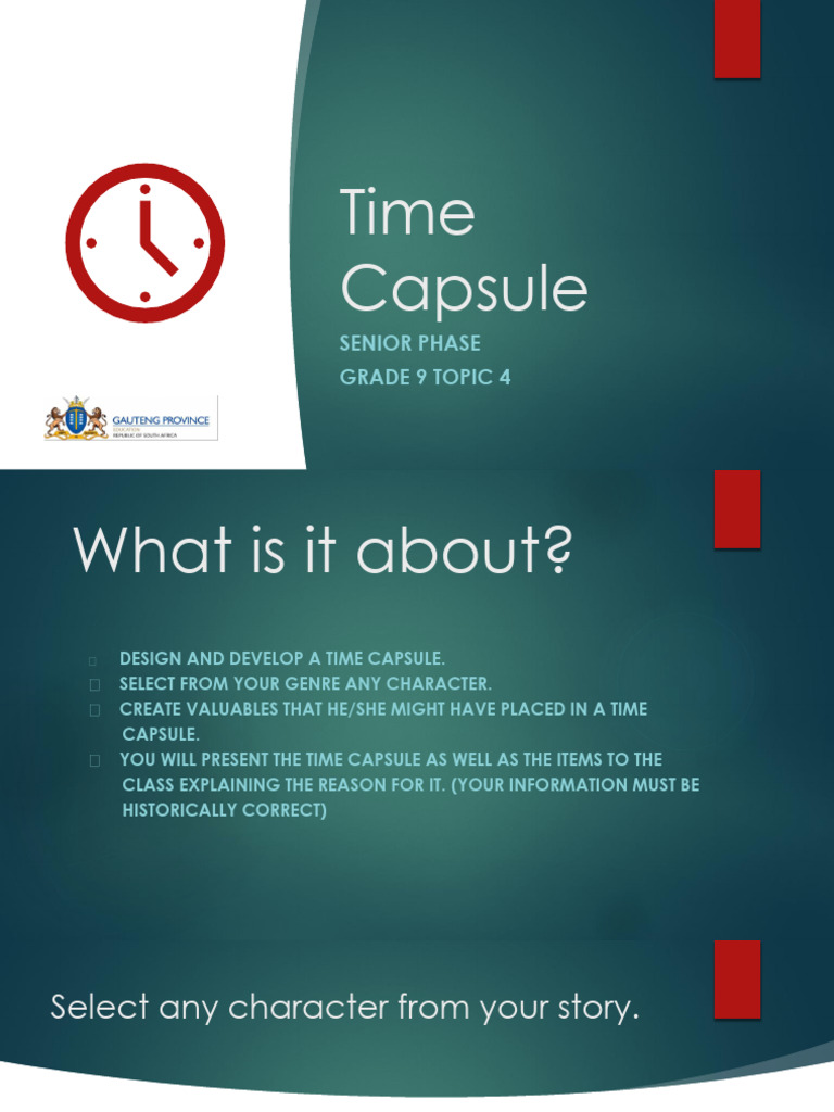 Project Time Capsule | PDF