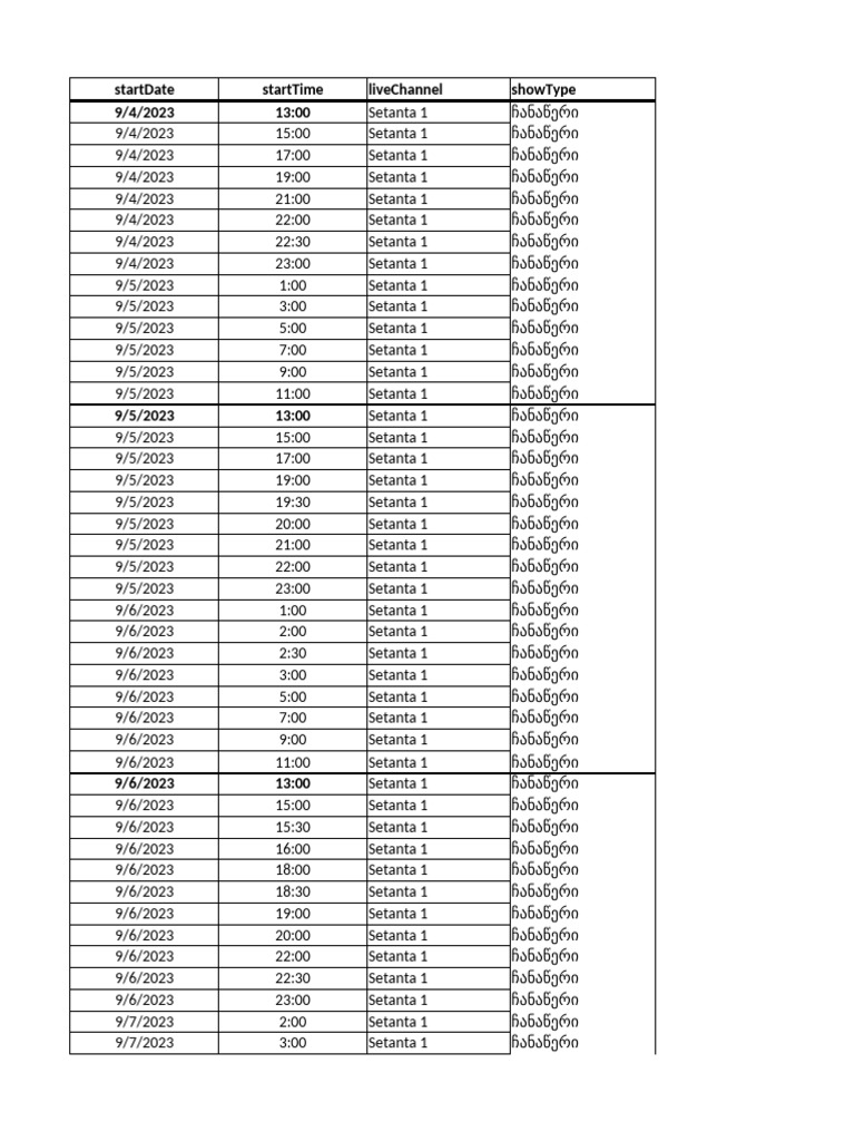 Excell Setanta Sports 1 | PDF