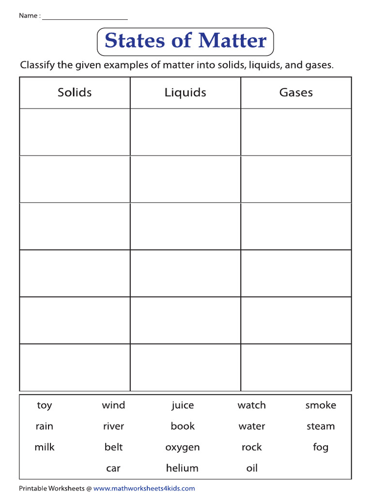 Classify Matter | PDF